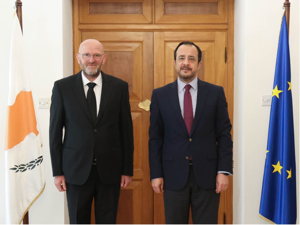 The Ambassador of the Sovereign Order of Malta to Cyprus presents his ...